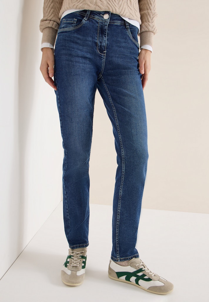 Cecil / Da.Jeans / Style NOS Vicky Mid Blue – aubi-shop